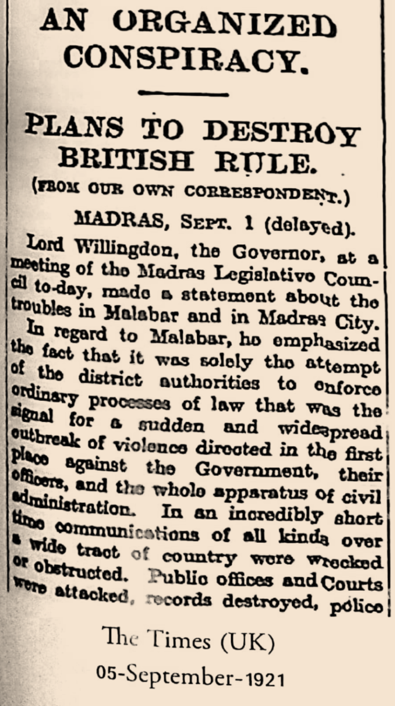 New Findings on the Mappila Uprising: Further Evidence that the ...